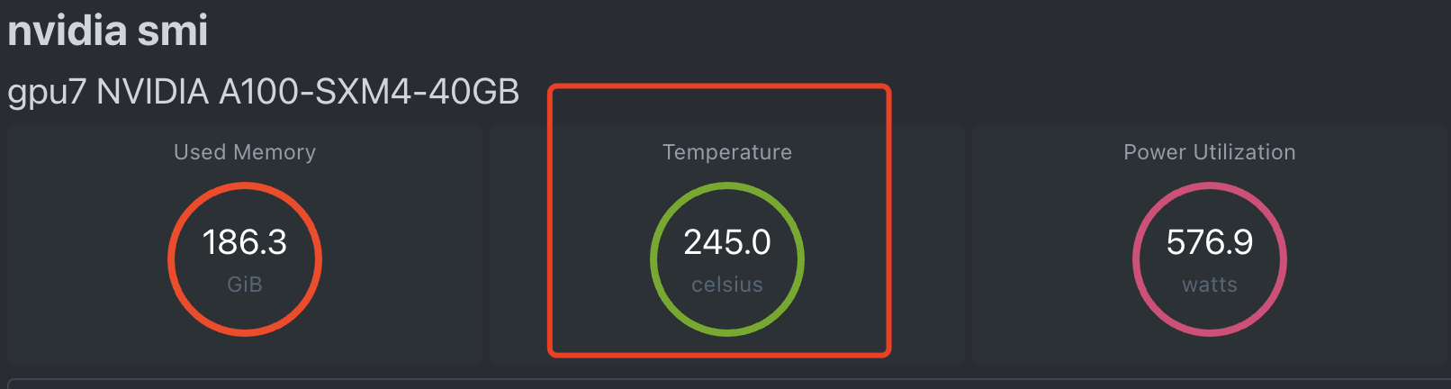 [Bug]: Nvidia A100 temperatures count problem. · Issue #796 · netdata/netdata-cloud · GitHub