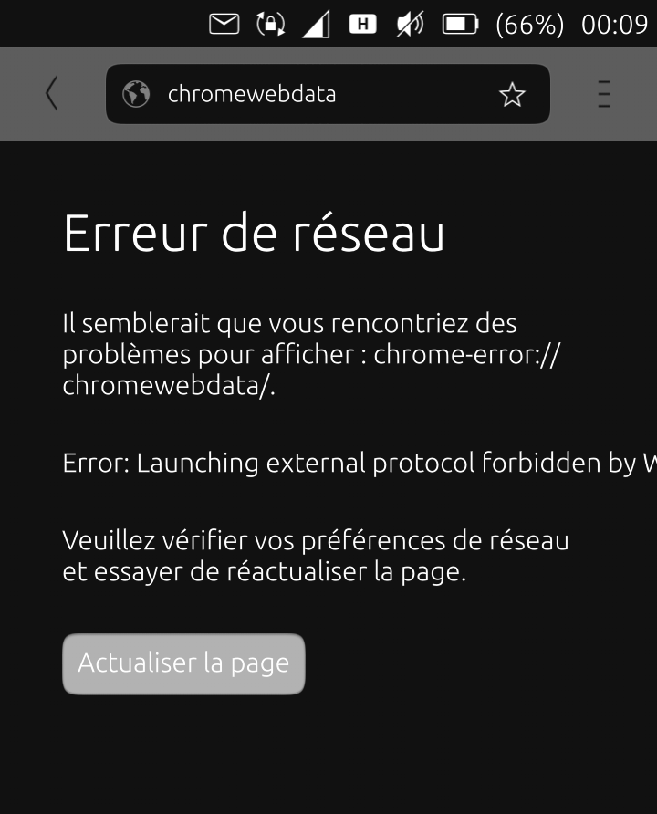Chrome Error Chromewebdata · Issue 195 · Ubports Morph Browser · Github