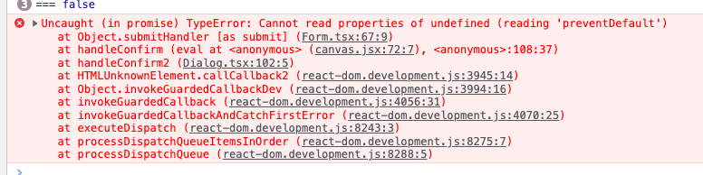 [Form] formRef.current.submit 调用时必须传一个事件不然会报错 · Issue #509 · Tencent/tdesign-react · GitHub