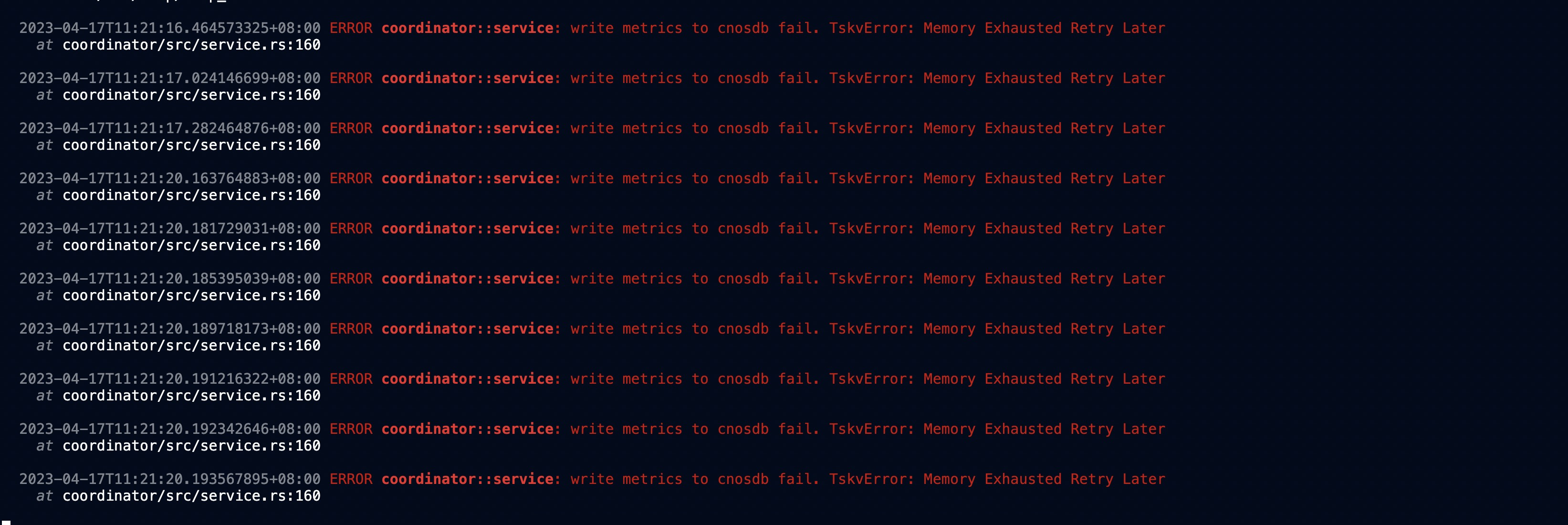 Loading Line Protocol Data Indicates Insufficient Memory · Issue 1109 · Cnosdbcnosdb · Github 7269