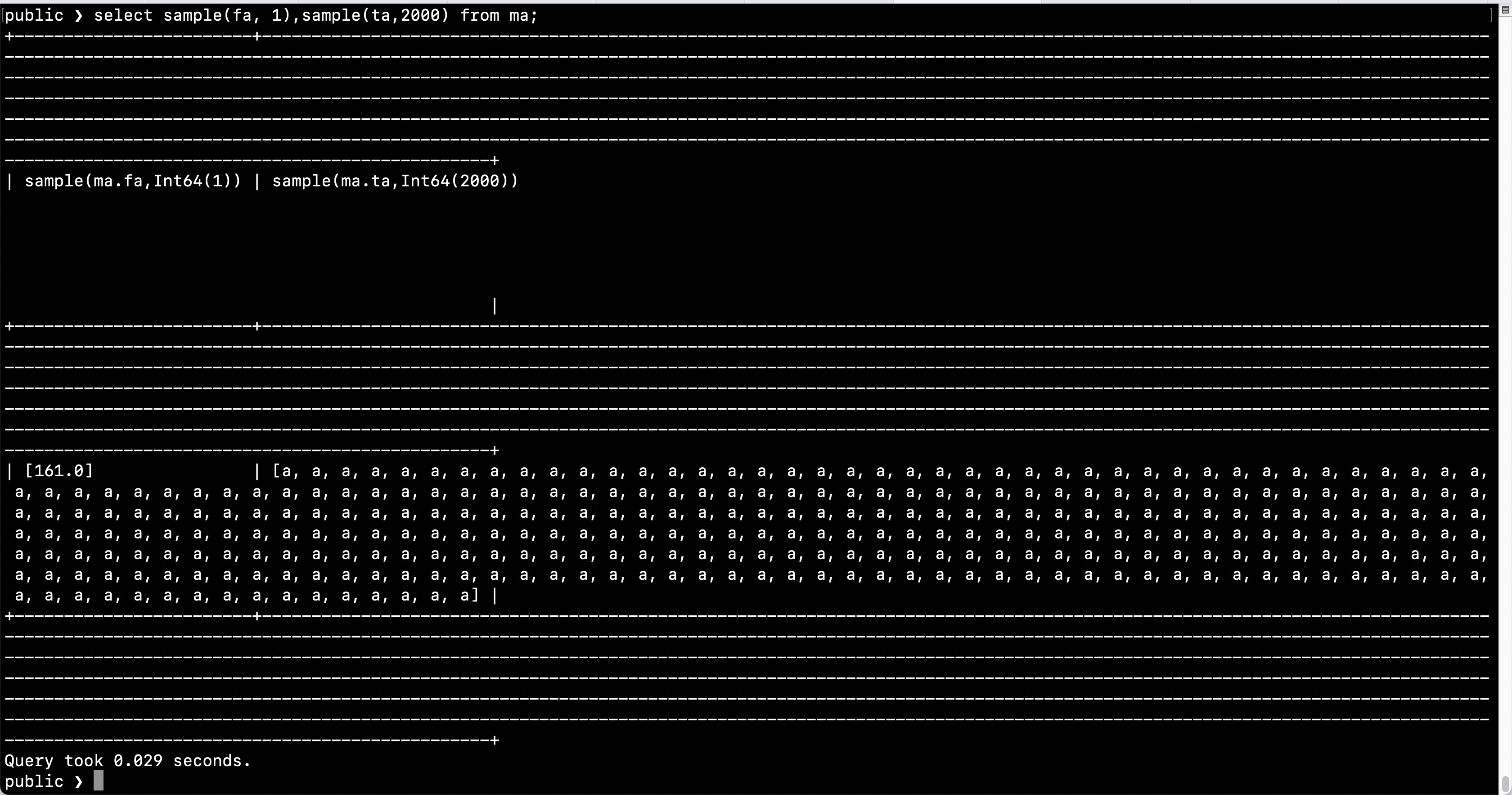Rfc Discussion Of The Sample Function For Tag Column Processing · Issue 1317 · Cnosdbcnosdb 2698