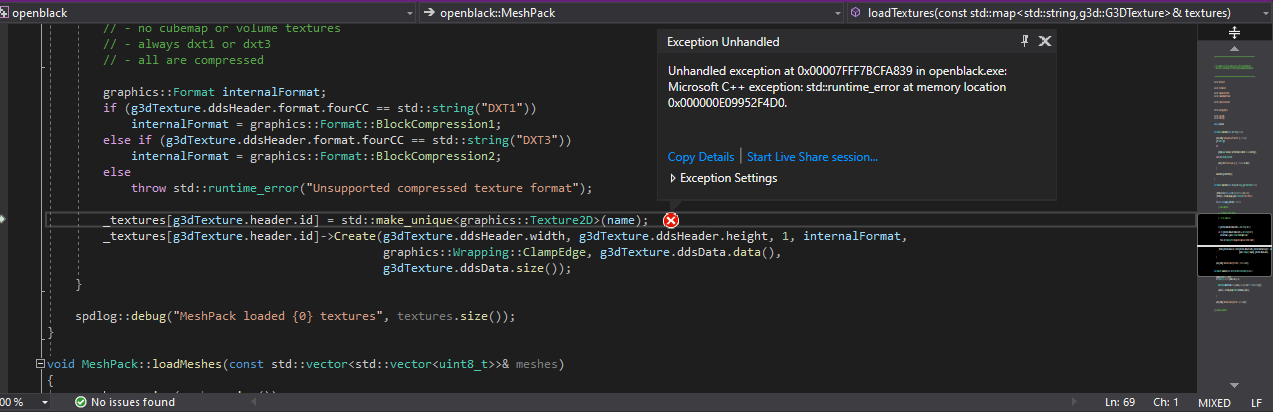 Incompatible with higher texture resolutions · Issue #217 · openblack ...
