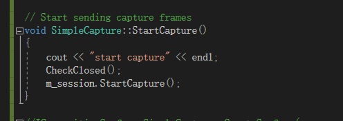 I tried to apply the code for capturing window pictures in my project, but my program seems to ...
