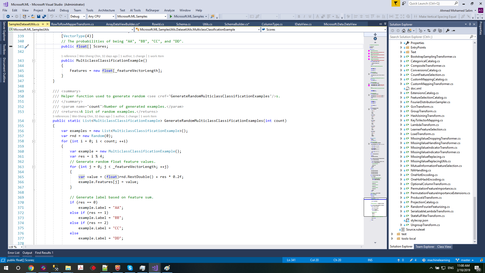 ML.net 0.10.0 upgrade of MulticlassClassification Model · Issue #247 ...