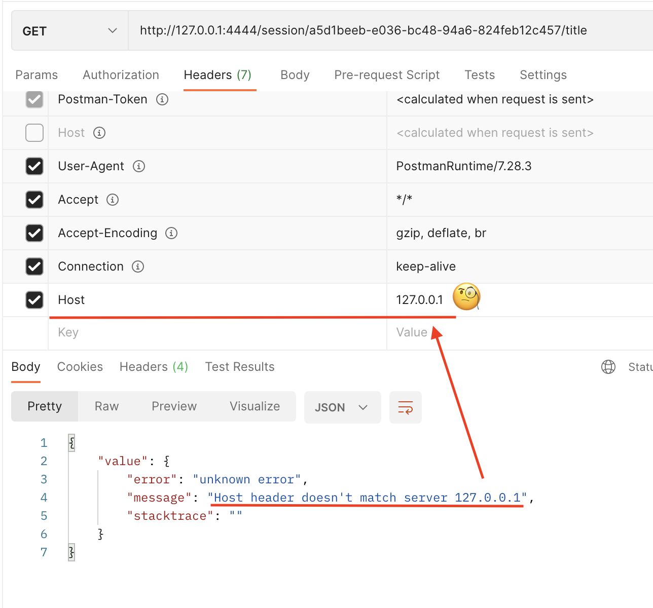 Host header mismatch message is misleading · Issue #1947 · mozilla/geckodriver · GitHub