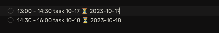 Different day scheduled tasks on the same note leaves a duplicate calendar timeblock in the same ...