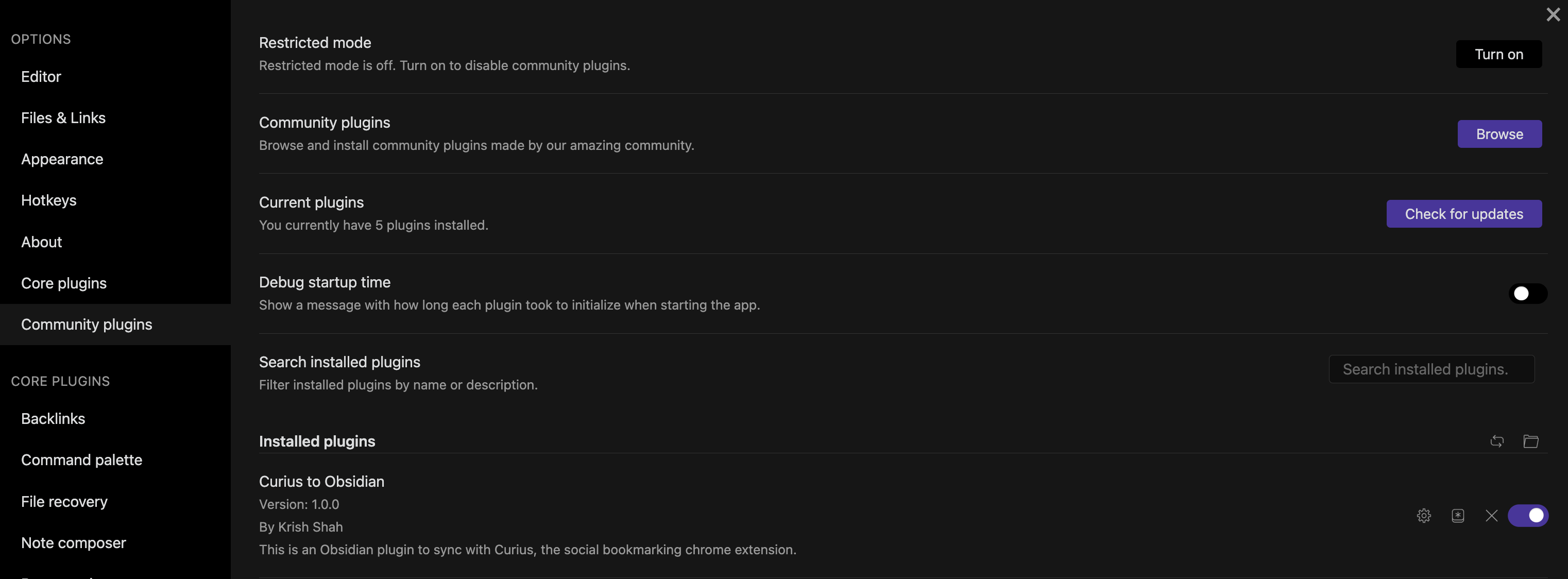 GitHub - KrishKrosh/curius-obsidian: Curius to Obsidian