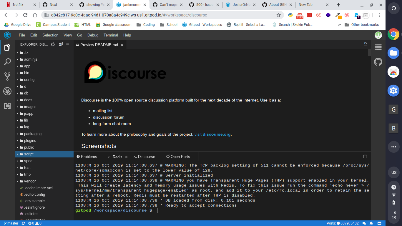 showing You have not yet opened a workspace. · Issue #788 · gitpod-io/gitpod · GitHub