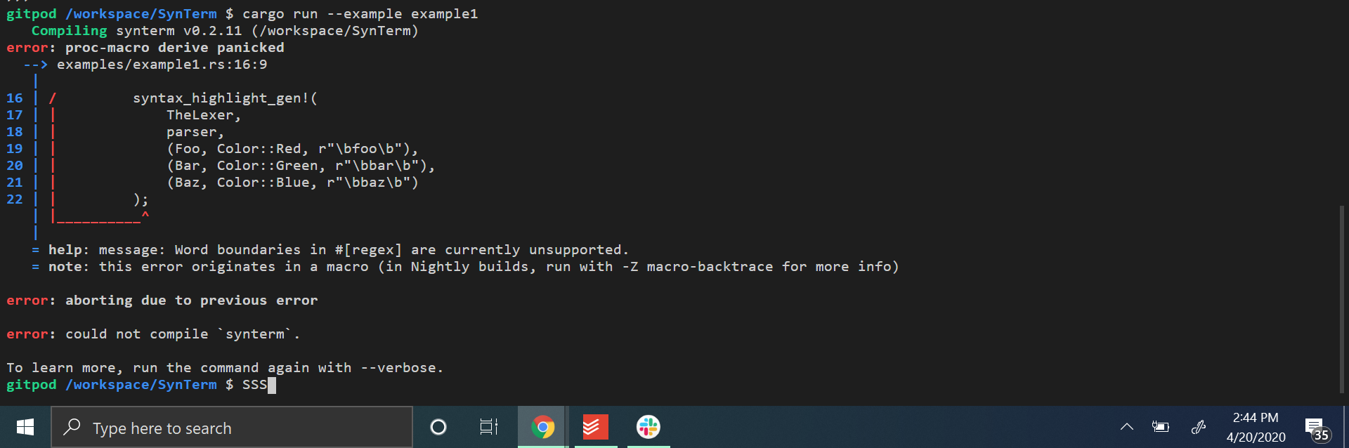 Support for word boundries · Issue #125 · maciejhirsz/logos · GitHub