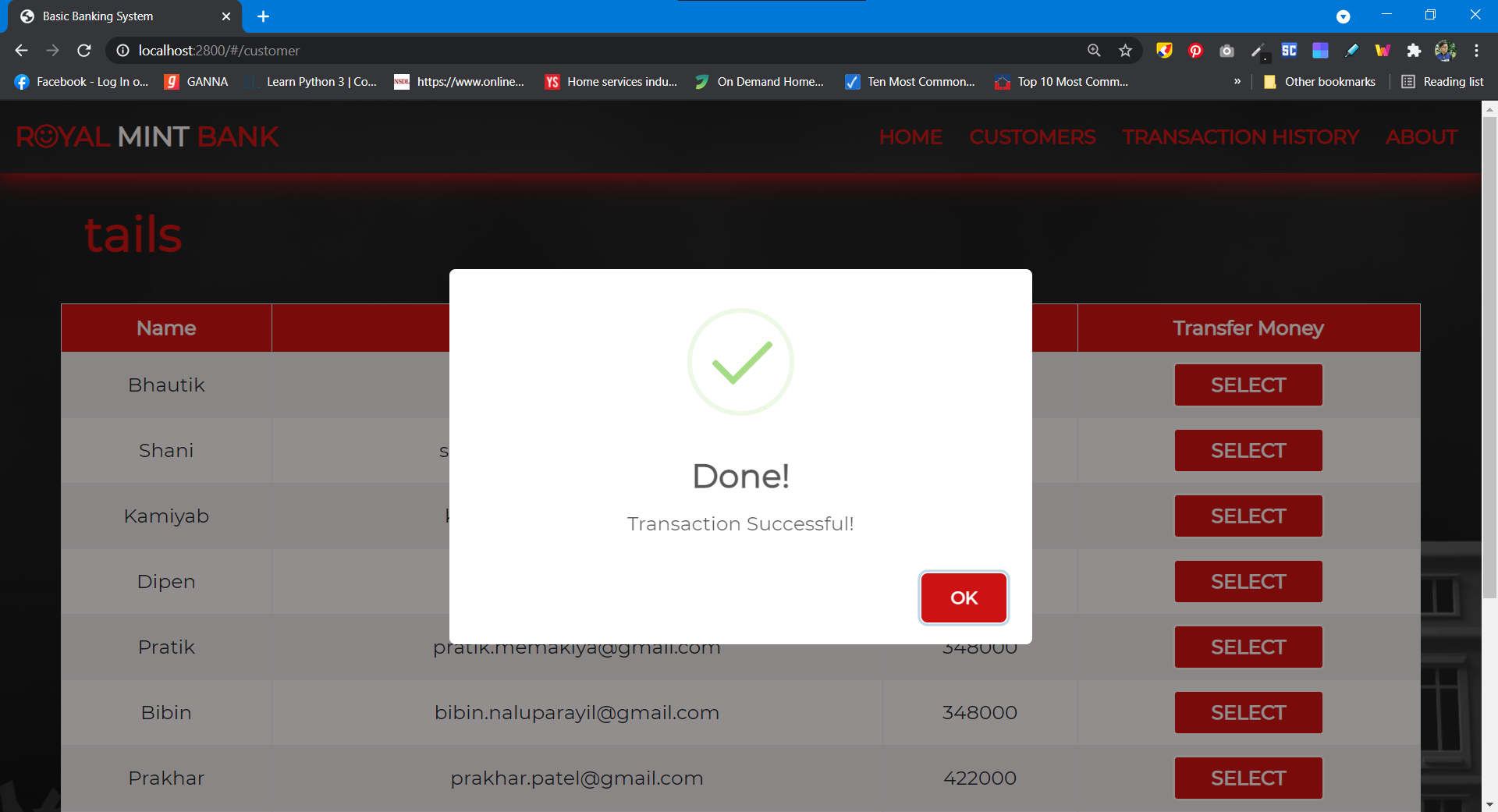 GitHub - kamiyab786/Basic-Banking-system: A Web Application used to ...