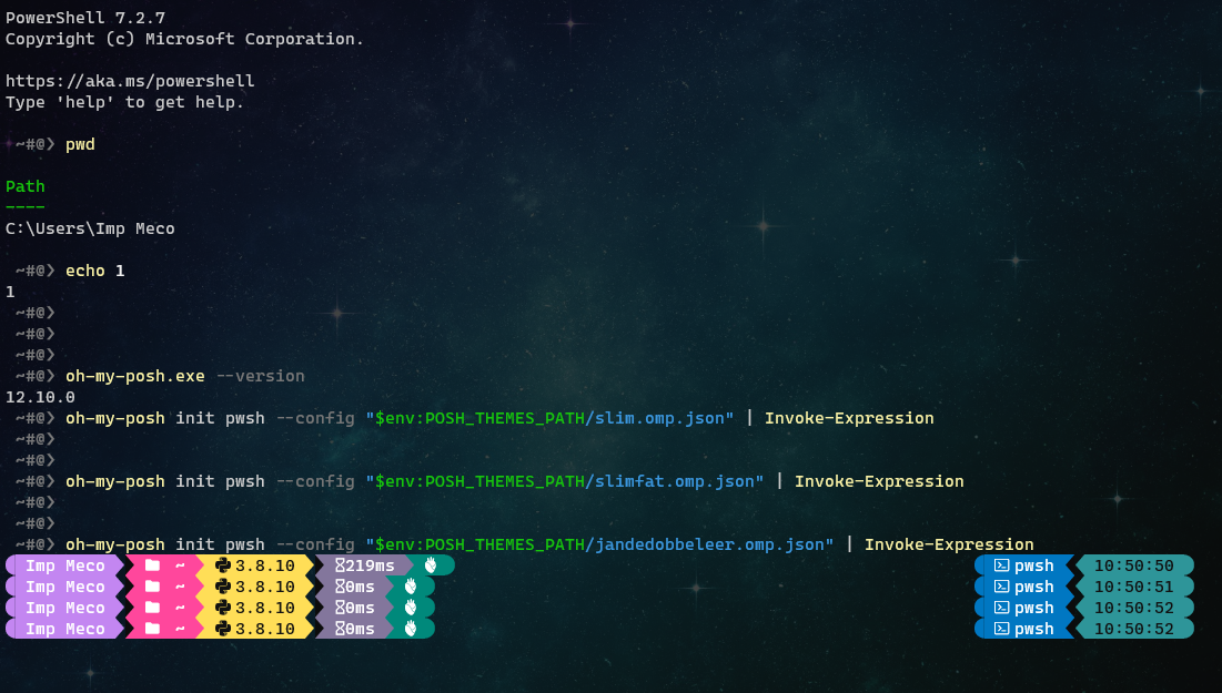 get error in slim theme · JanDeDobbeleer oh-my-posh · Discussion #3027 ...