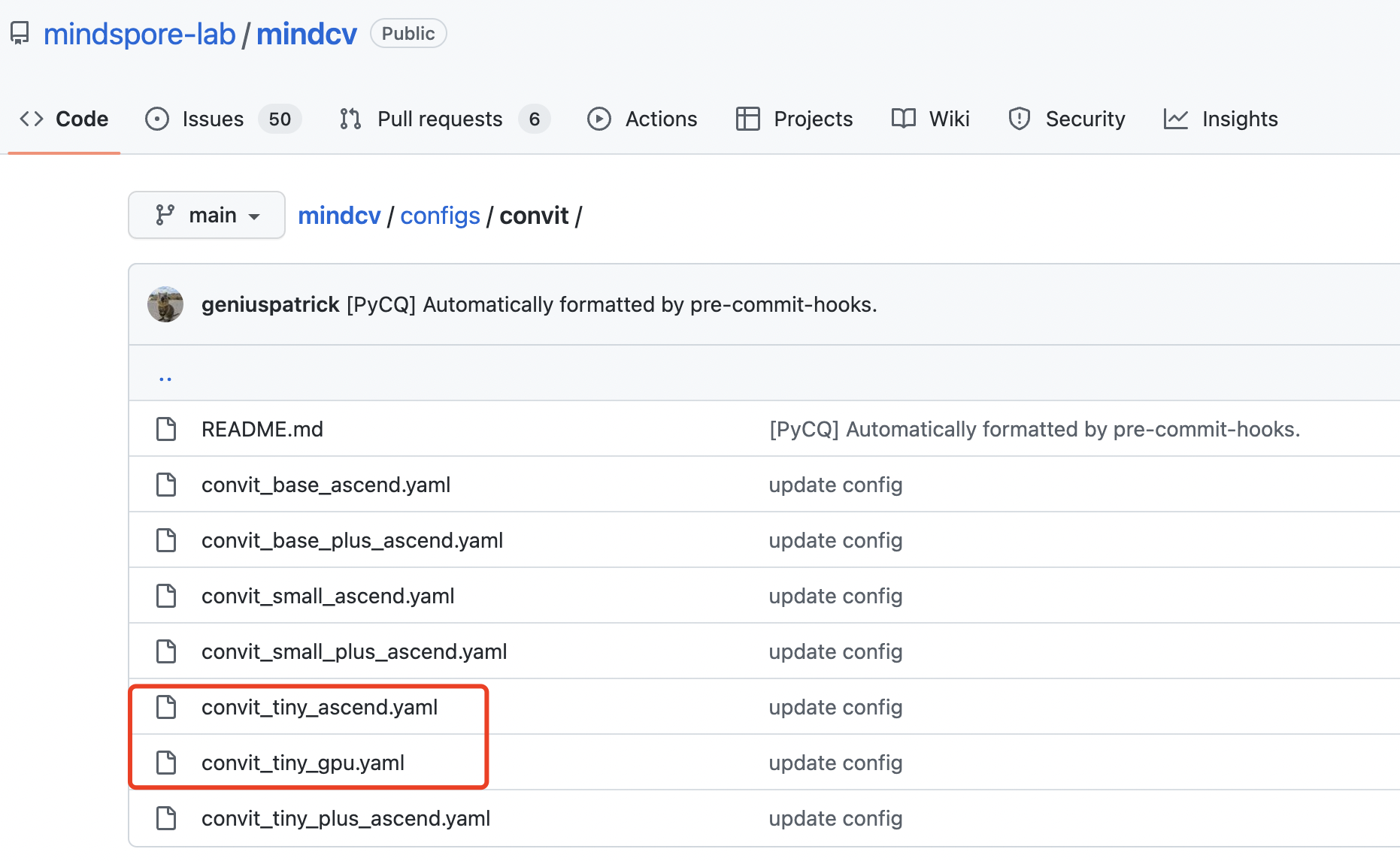 训练如何选择gpu和ascend？发现config里..-gpu.py和..ascend.py的内容都是一样的 · Issue #499 · mindspore-lab/mindcv · GitHub