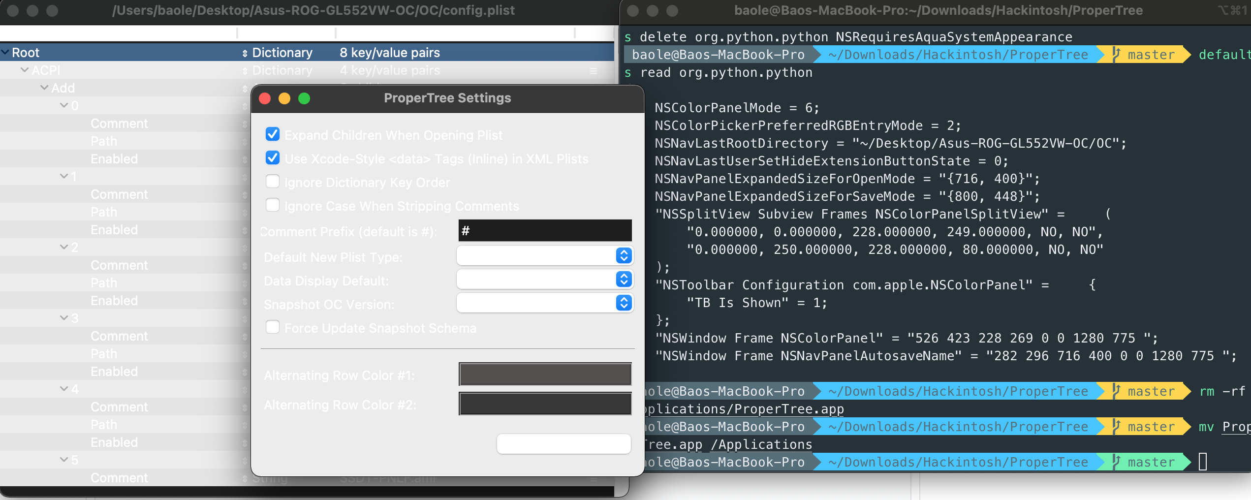 Text unreadable in dark appearance in Big Sur · Issue #68 · corpnewt/ProperTree · GitHub