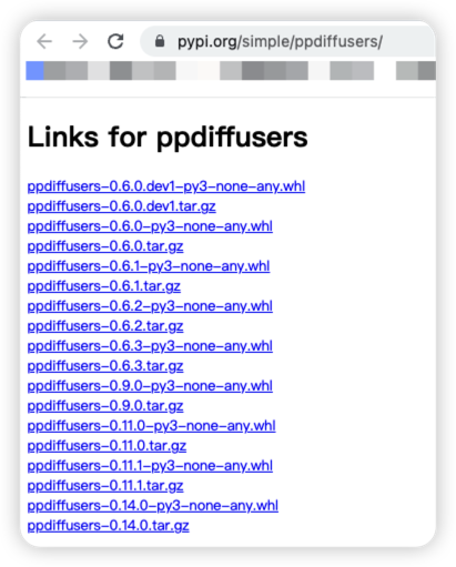 pypi未同步最新的ppdiffusers库 · Issue #1706 · tuna/issues · GitHub