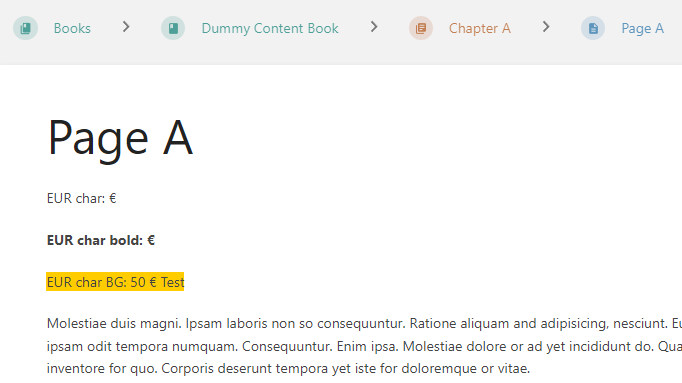[Bug Report]: EUR char (€) not rendered in PDF Export · Issue #3224 · BookStackApp/BookStack ...