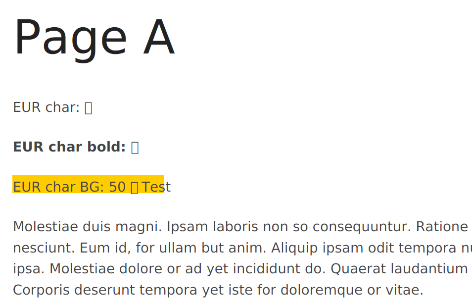 [Bug Report]: EUR char (€) not rendered in PDF Export · Issue #3224 · BookStackApp/BookStack ...