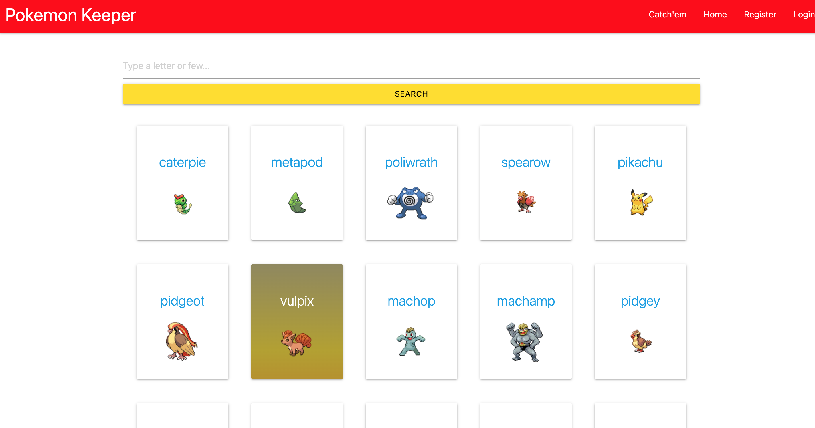 GitHub - jogracz/pokemon-keeper: Fullstack application for keeping Pokemons