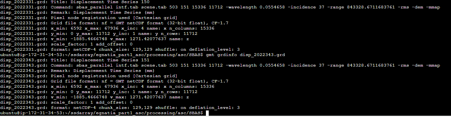 [Help]: Problem with SBAS - last disps have same values · Issue #703 · gmtsar/gmtsar · GitHub