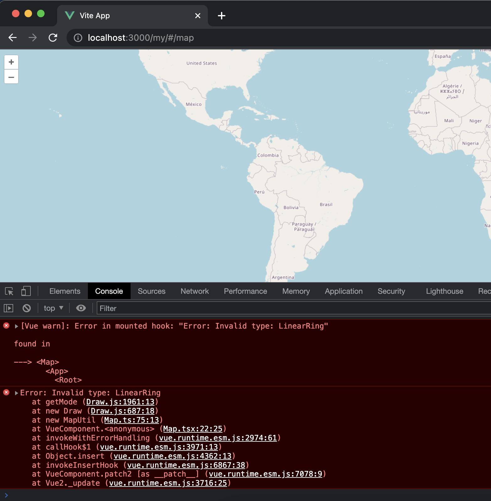 Error: Invalid type: LinearRing ( new interaction.Draw type: "LinearRing" ) · Issue #14214 ...