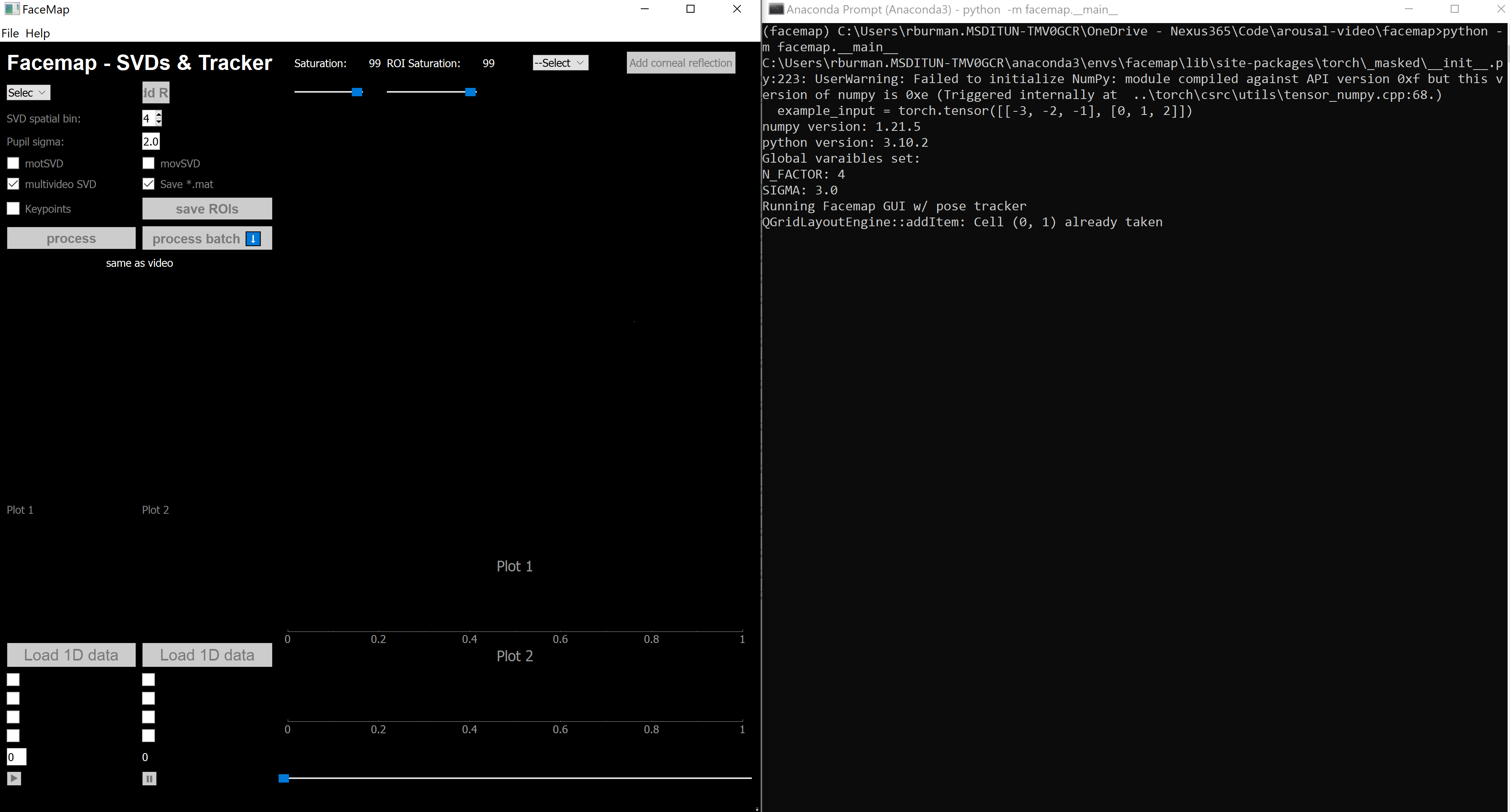 svd computation error w/ higher sbin values · Issue #47 · MouseLand/facemap · GitHub