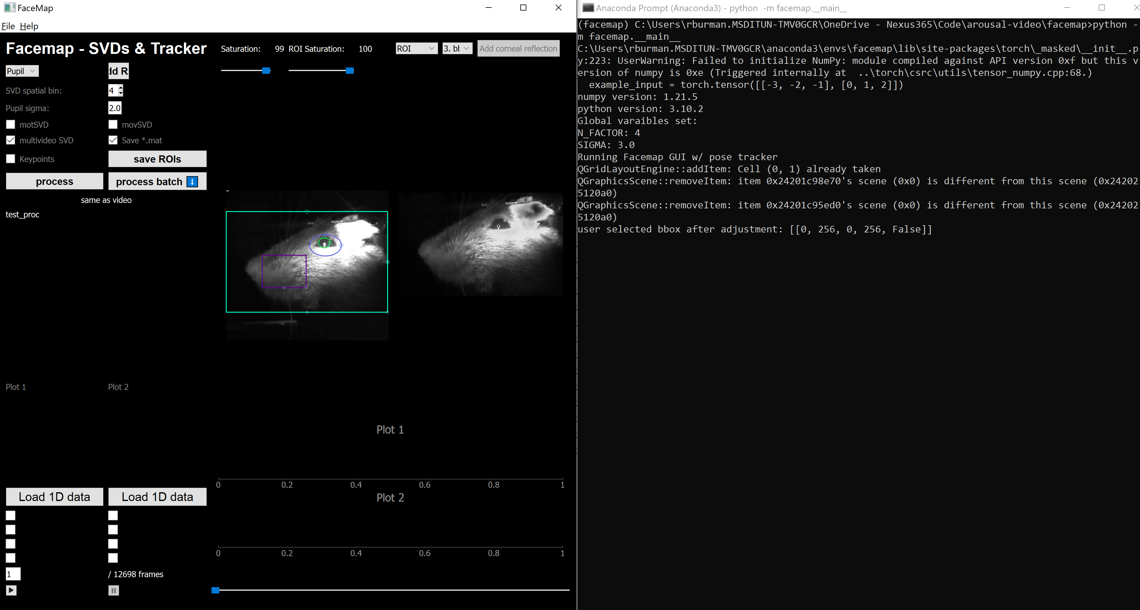 svd computation error w/ higher sbin values · Issue #47 · MouseLand/facemap · GitHub