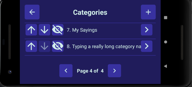 Category Phrase delete and add buttons are overlapping text. · Issue #293 · willowtreeapps ...