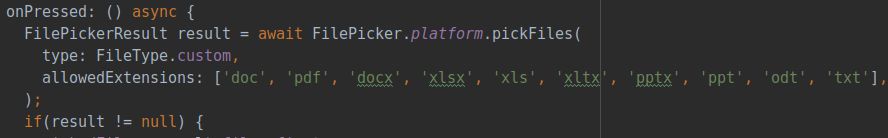 Flutter Web: allowedExtensions seem not to work · Issue #438 · miguelpruivo/flutter_file_picker ...