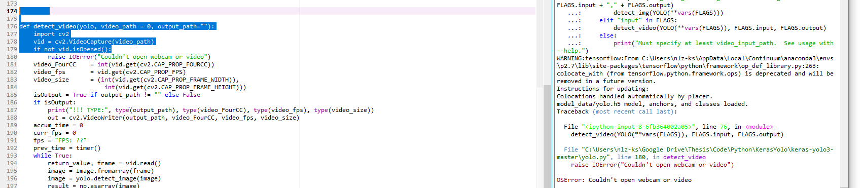 Use webcam for live-detection · Issue #438 · qqwweee/keras-yolo3 · GitHub