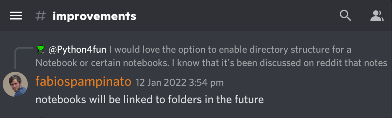 Feature request: add support to folders and subfolders · Issue #1670 · notable/notable · GitHub