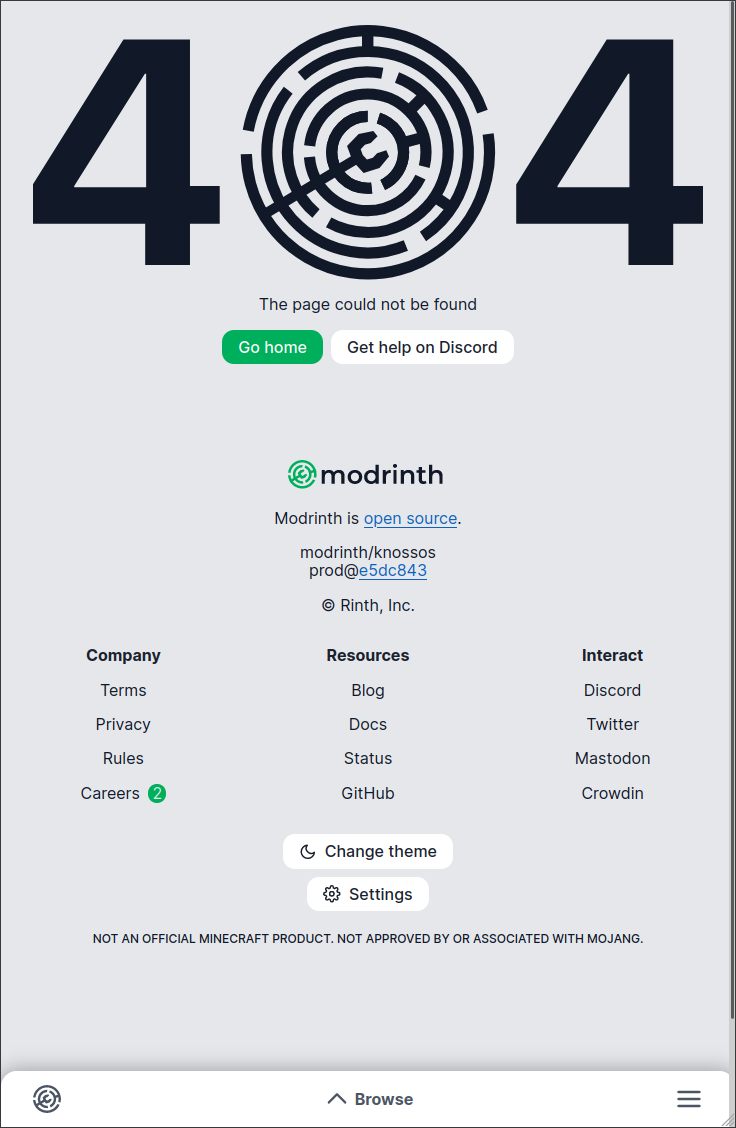Shot pages can always scroll on narrow viewports · Issue #958 · modrinth/knossos · GitHub