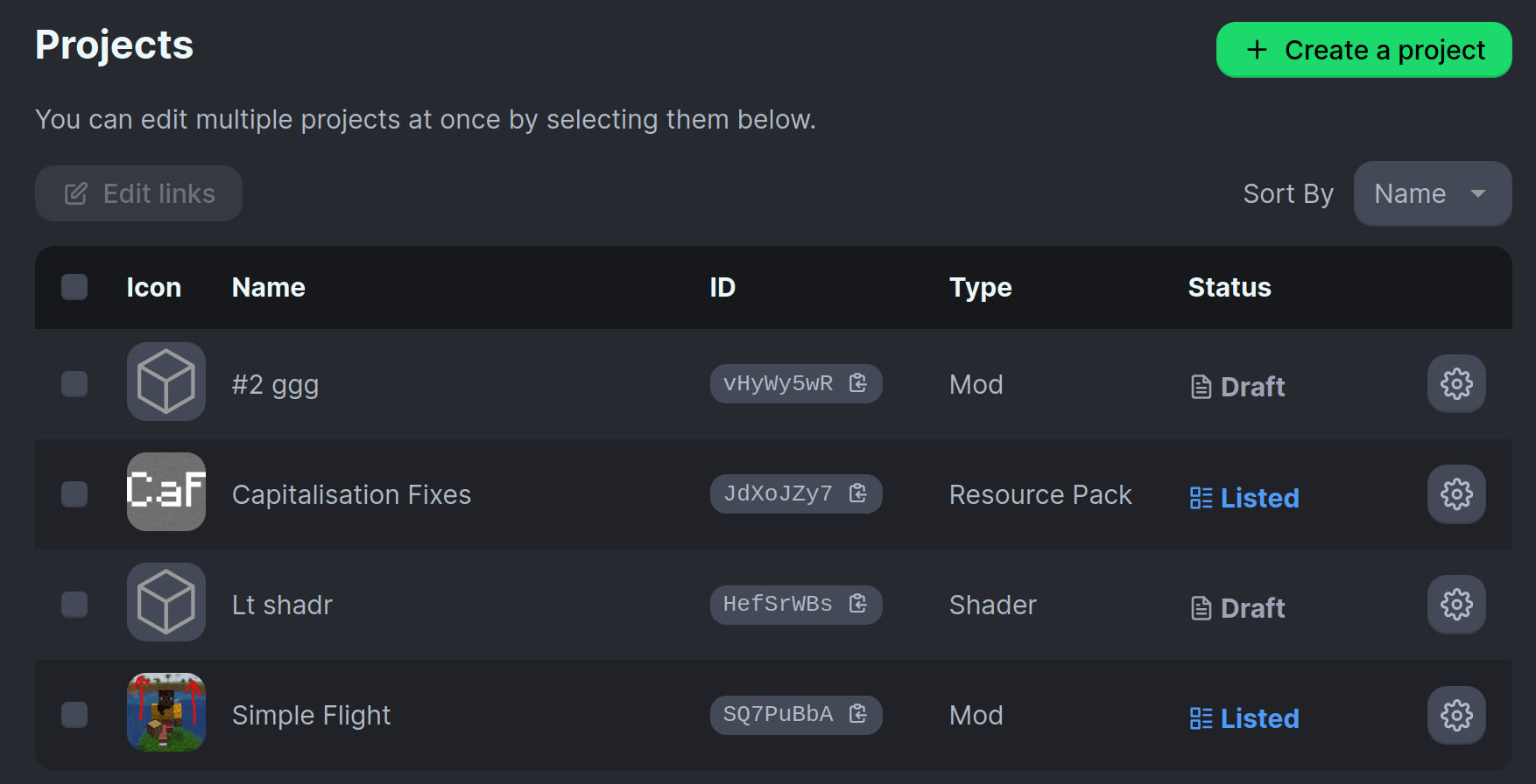 Project list background color interferes with buttons. · Issue #981 · modrinth/knossos · GitHub