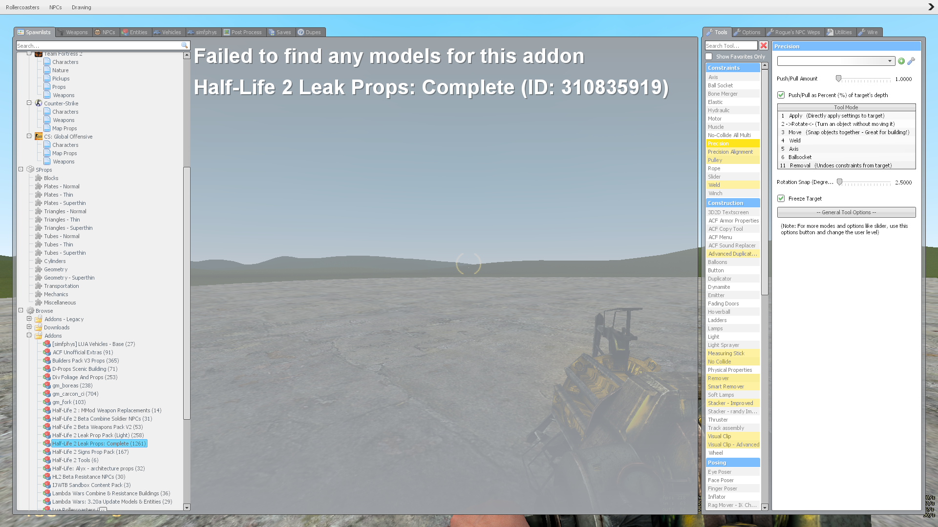 Failed To find any models for this addon (what??) · Issue #4855 · Facepunch/garrysmod-issues ...
