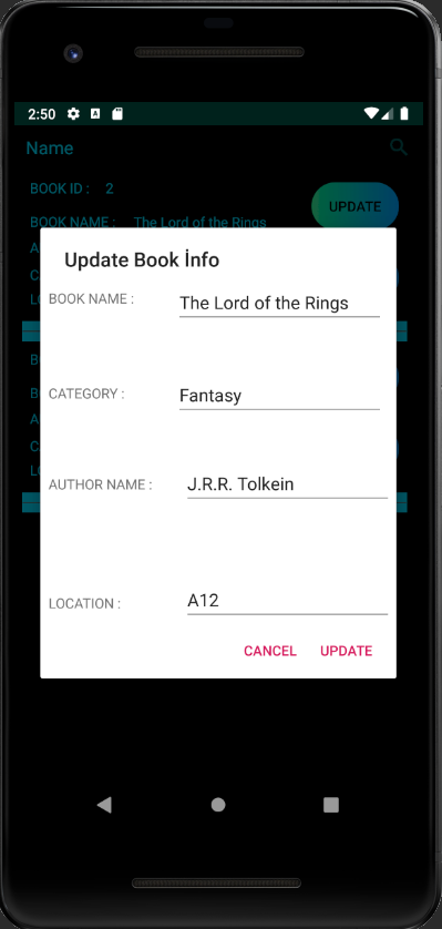 GitHub - acyildirim/LibraryApp: Library Management App