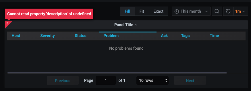 Problems: panel fails with error (cannot read property 'description' of undefined) · Issue #954 ...