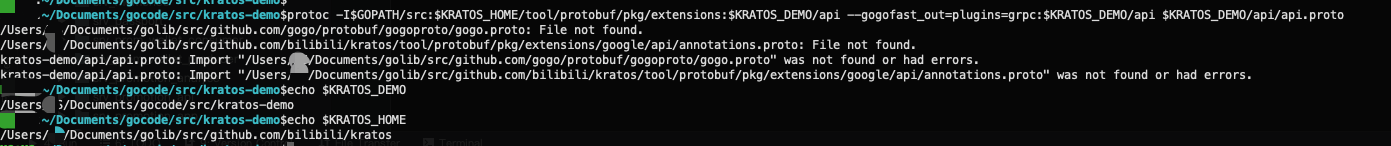 kratos-demo 里的api.proto 导入其他proto的文件的路径是否要修改？ · Issue #158 · go-kratos/kratos · GitHub