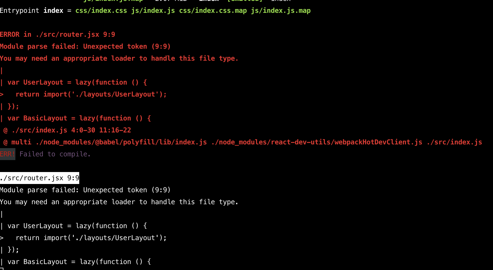 延时加载使用报错 · Issue #2291 · alibaba/ice · GitHub