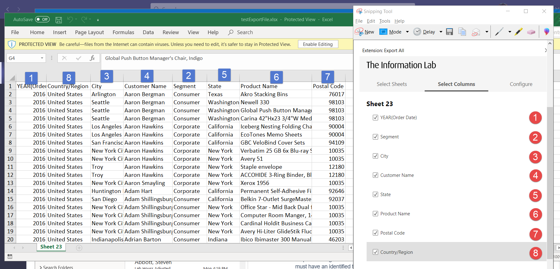 Unable to change order of columns · Issue #60 · TheInformationLab/Tableau-Extension-ExportAll ...