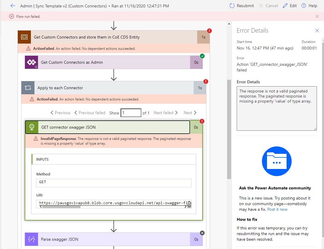 [BUG]: Admin | Sync Template v2 (Custom Connectors) errors on GET_connector_swagger_JSON · Issue ...