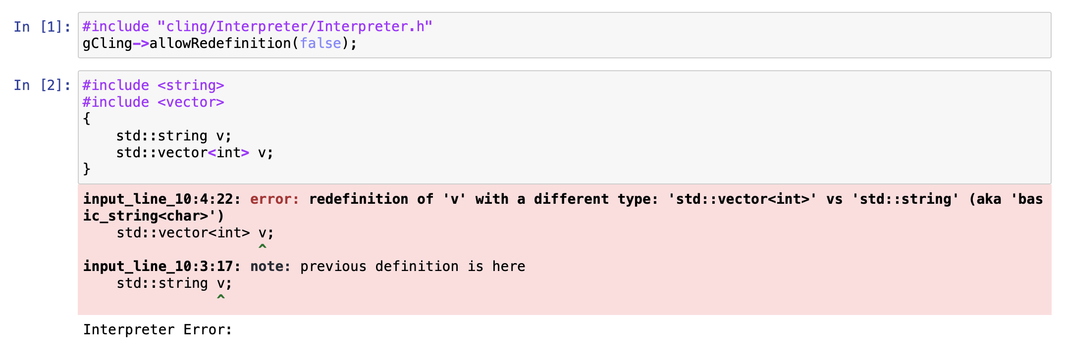 xeus-cling vs cling · Issue #360 · jupyter-xeus/xeus-cling · GitHub