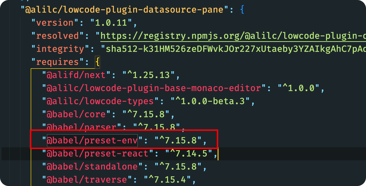 编辑器源码面板babel错误 · Issue #2357 · alibaba/lowcode-engine · GitHub