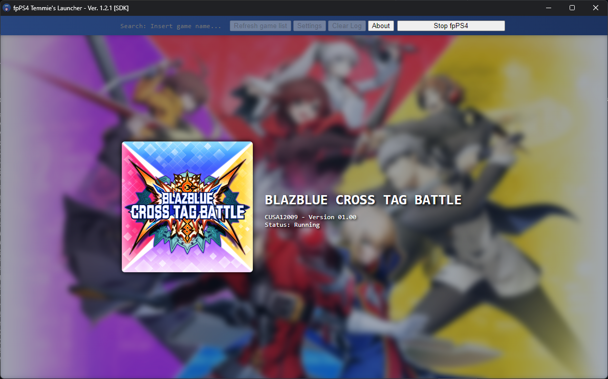 BlazBlue Cross Tag Battle - CUSA12009 · Issue #1645 · red-prig/fpps4 ...