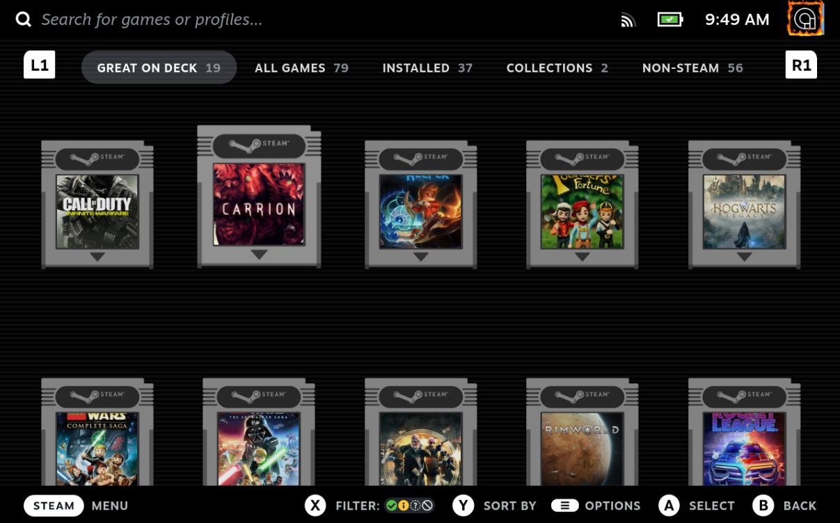 GitHub - ChrisAnd1998/SteamDeckCartridgeTheme: This theme makes your deck feel more nostalgic ...
