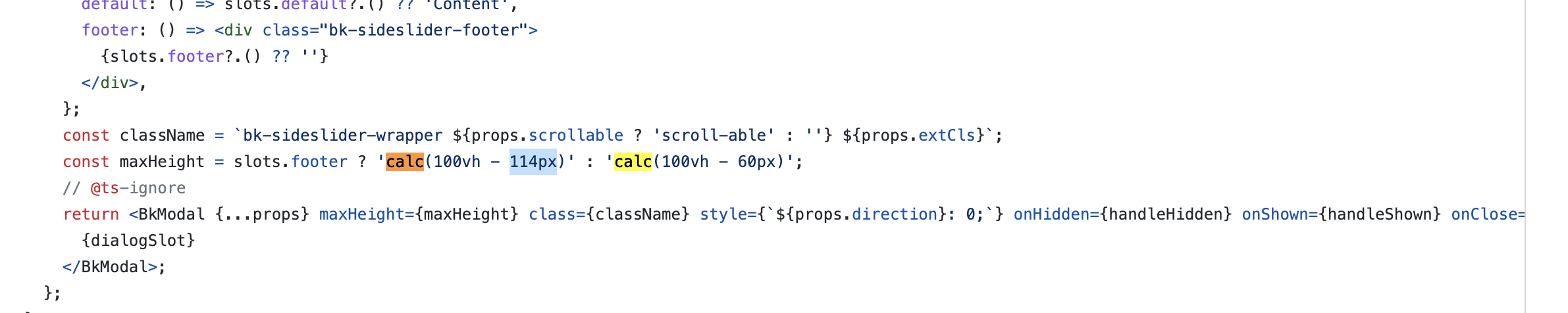 bugfix(bk-sideslider): 高度计算问题 · Issue #382 · TencentBlueKing/bkui-vue3 · GitHub