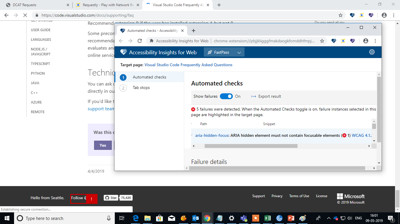 Twitter Button Violates Wcag 412 · Issue 2618 · Microsoftvscode Docs · Github 