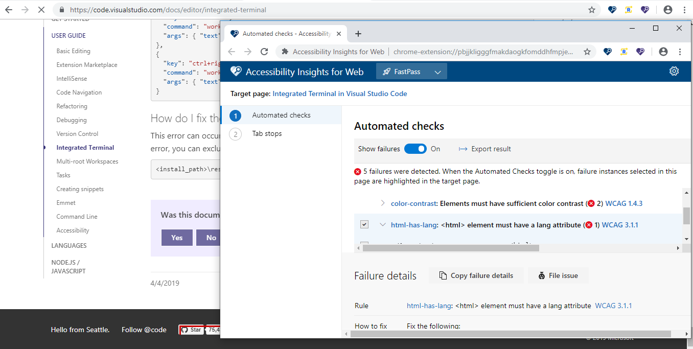 in GitHub Star button violates WCAG 3.1.1 (upstream issue) · Issue ...