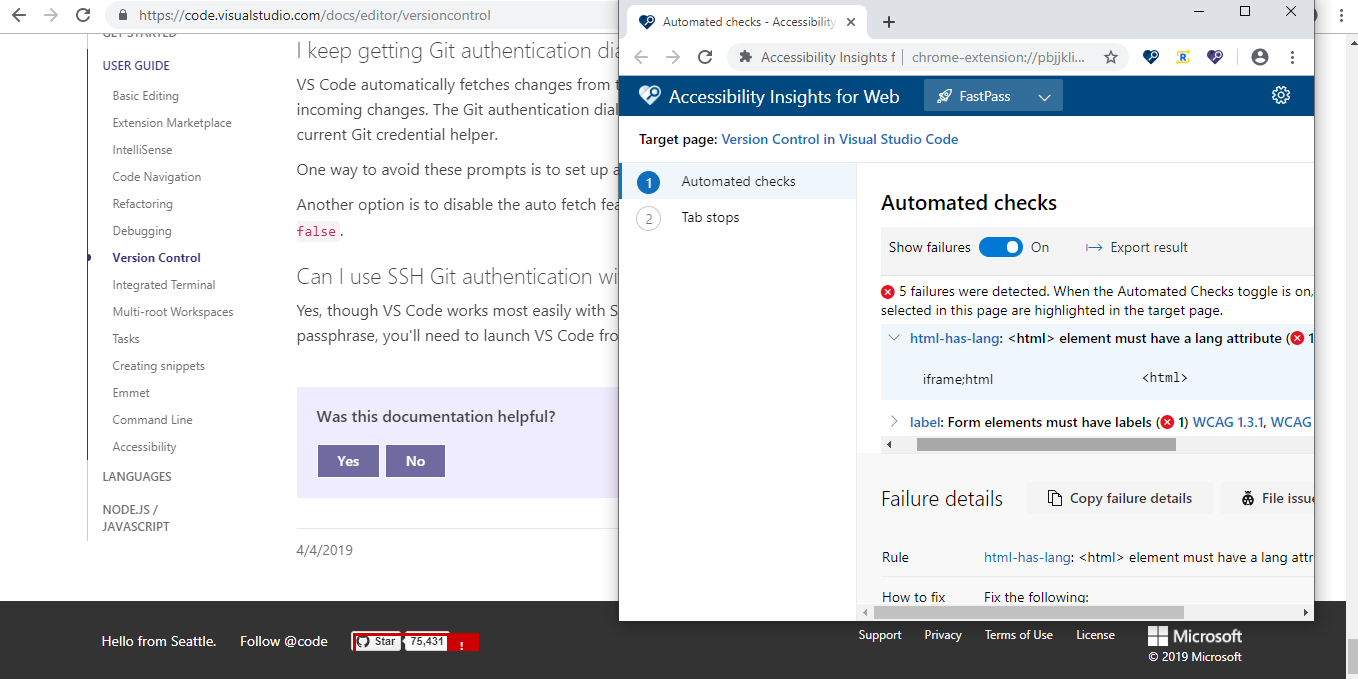 in GitHub Star button violates WCAG 3.1.1 (upstream issue) · Issue ...