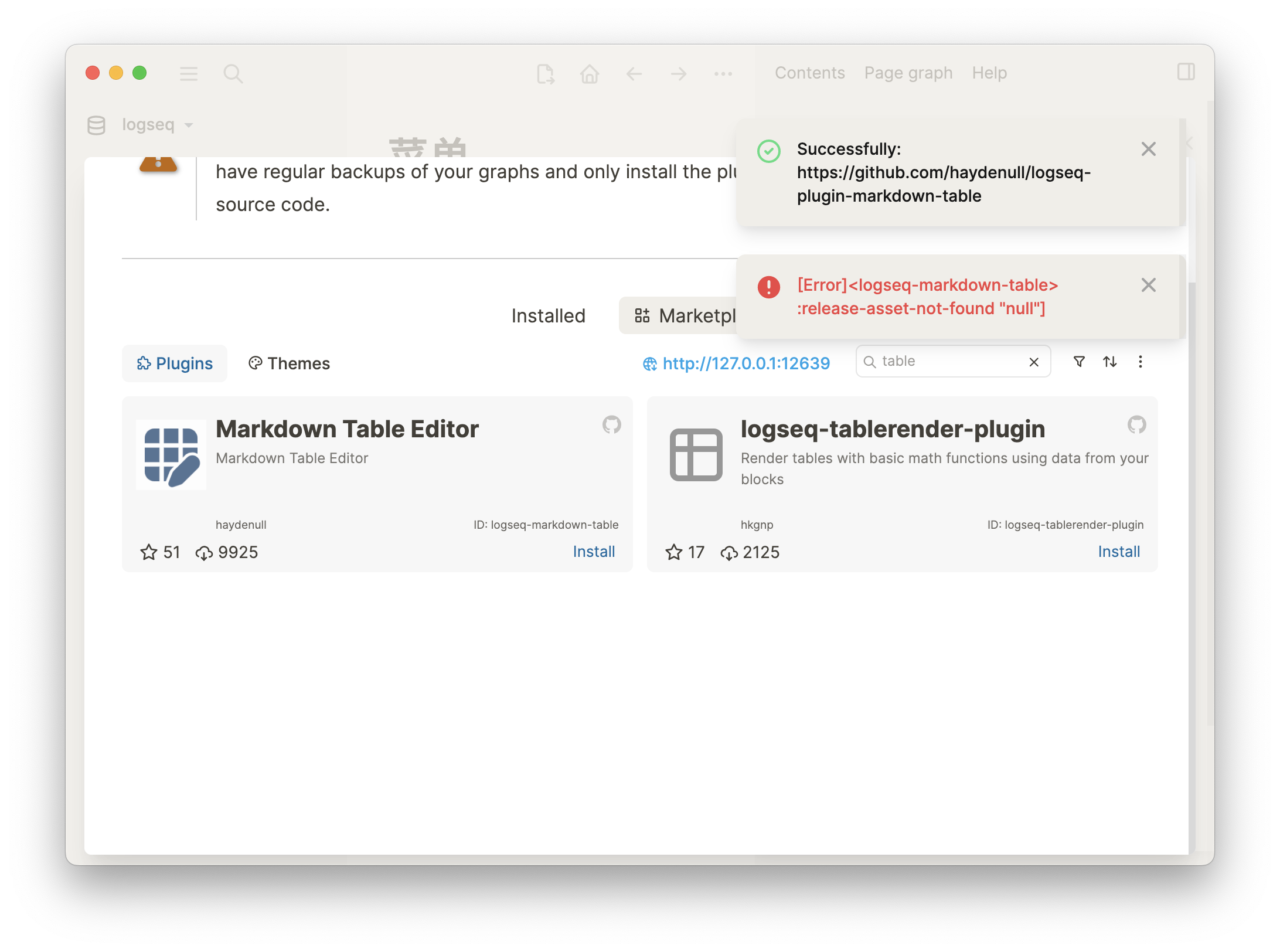 plug-in bug · Issue #3365 · logseq/logseq · GitHub