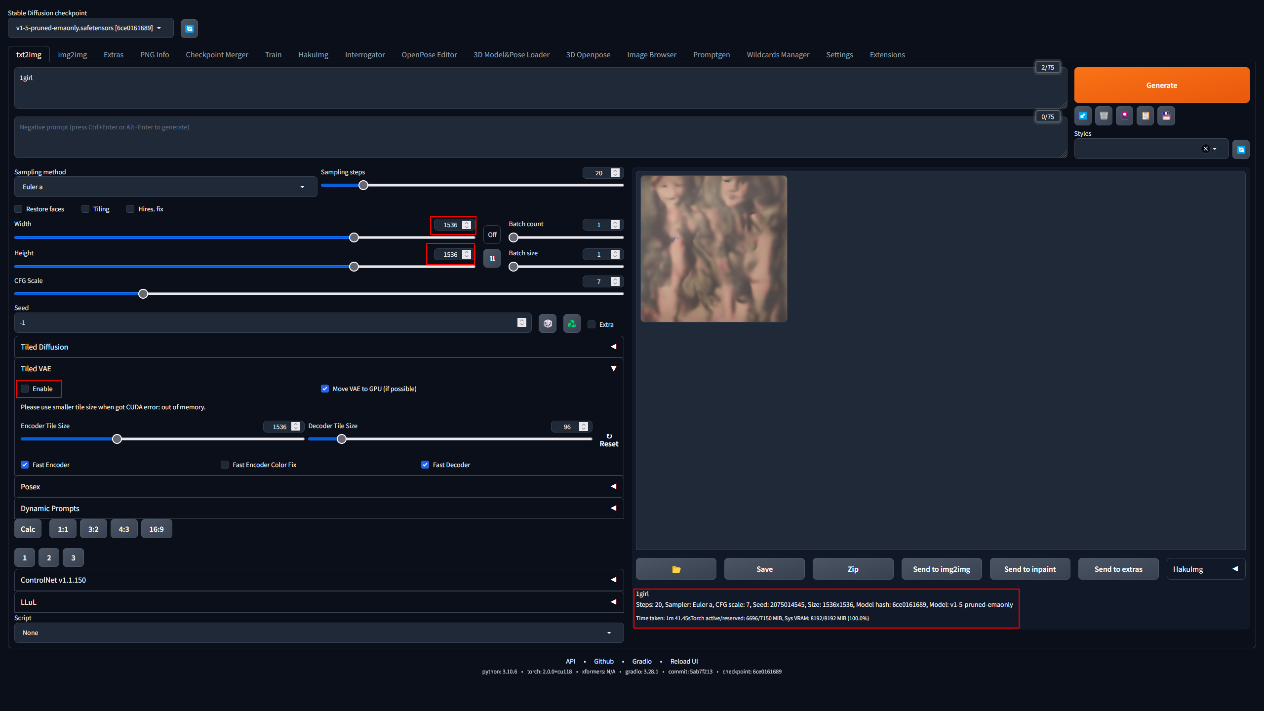 Why doesn't Tiled VAE work for me? · Issue #181 · pkuliyi2015/multidiffusion-upscaler-for ...
