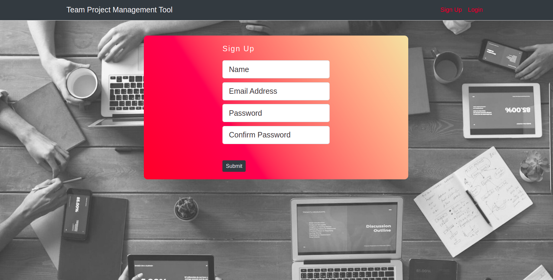 Github Andreeanenciucrasi Project Management Tool React
