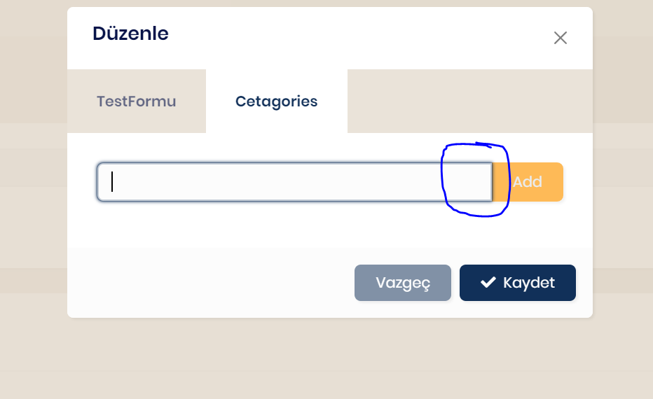 Adding n-n navigation via abp suite there is typehead without select option with add button ...